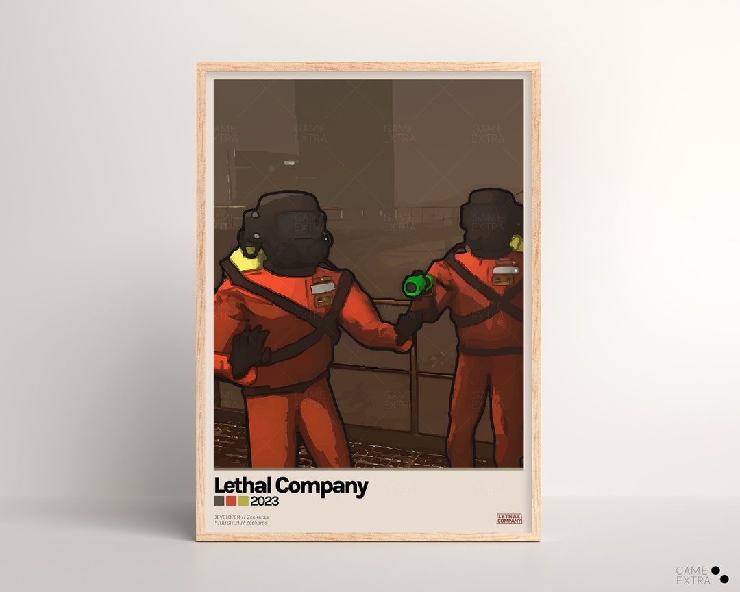 Lethal Company Poster [ Physical Print | Game Wall Art | Poster Art ...