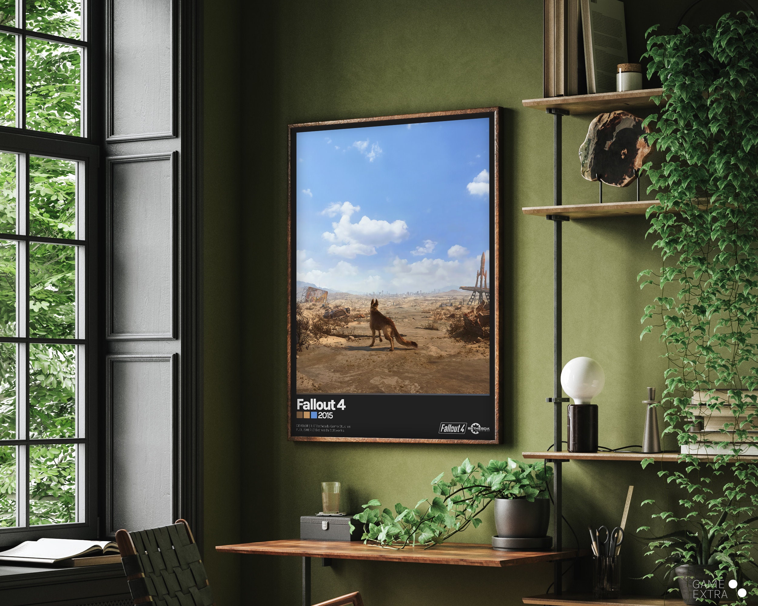 Fallout 4 Poster Physical Print Game Wall Art Poster Art Print Poster ...