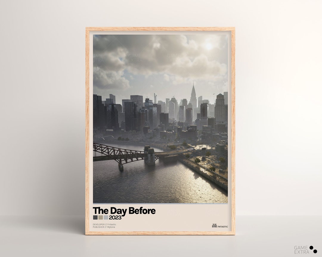 The Day Before Poster Physical Print Game Wall Art Poster Print Poster ...