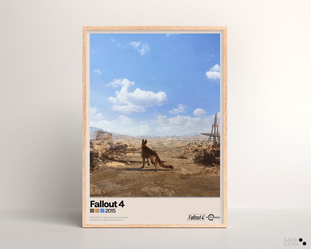Fallout 4 Poster [ Physical Print | Game Wall Art | Poster Art Print ...