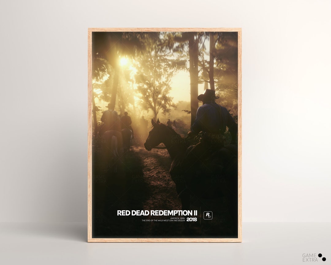 Red Dead Redemption II Poster Physical Print Game Wall Art Poster Art ...
