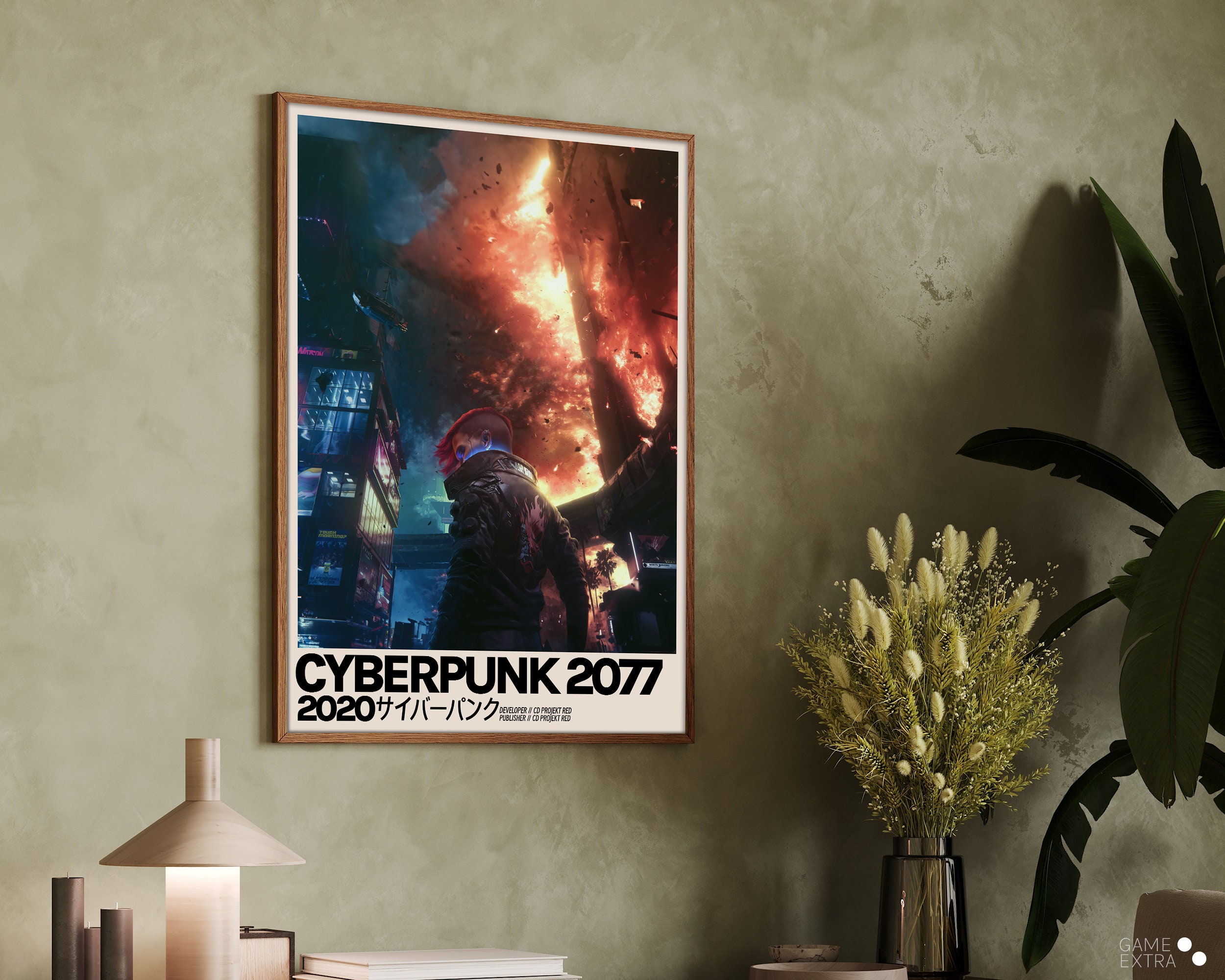 Cyberpunk 2077 Poster Physical Print Game Wall Art Poster Art Print ...