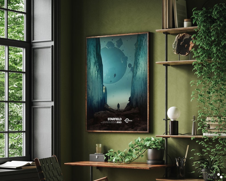 Starfield Poster Physical Print Game Wall Art Poster Art - Etsy