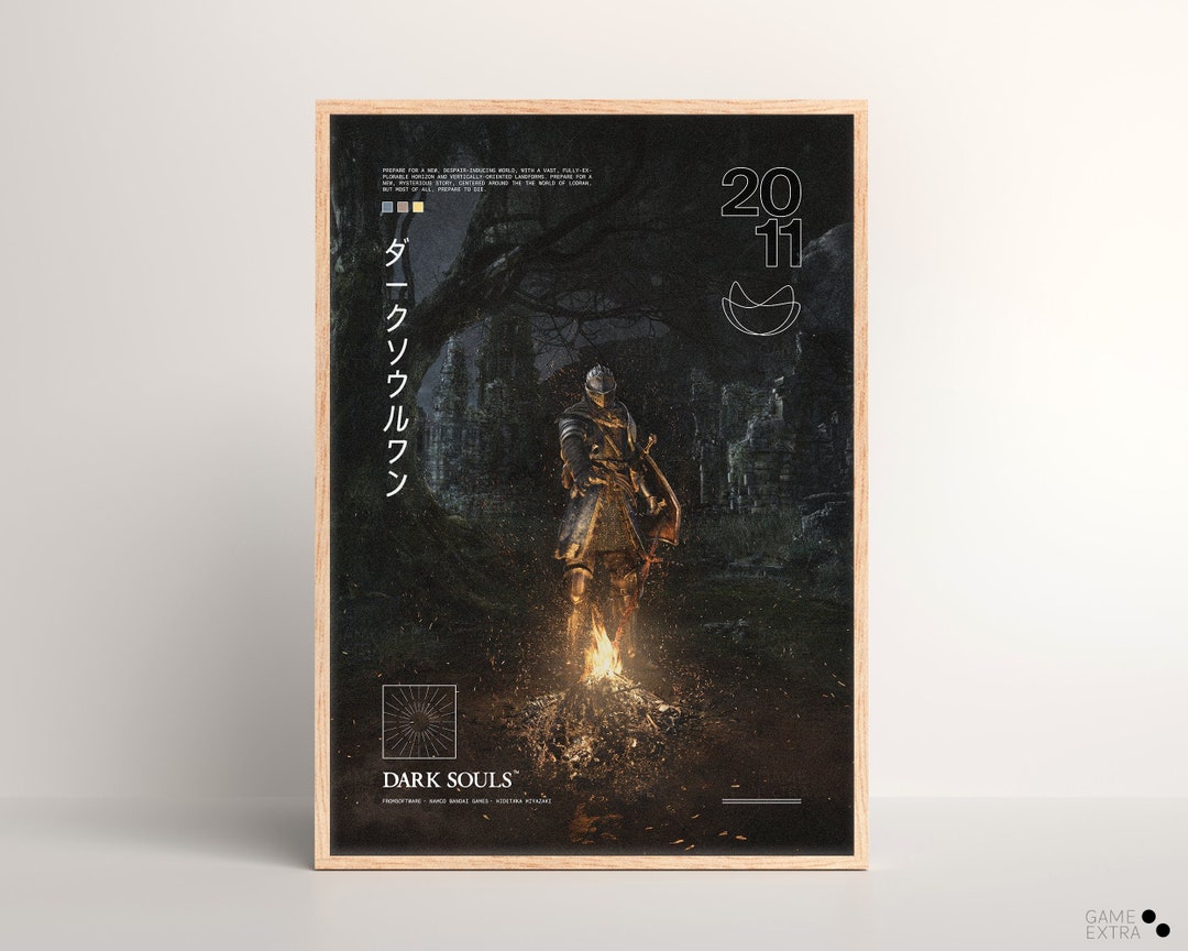 Dark Souls I Poster [ Physical Print | Game Wall Art | Poster Art Print ...