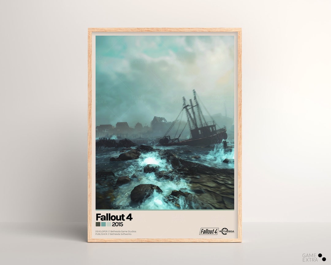 Fallout 4 Poster [ Physical Print | Game Wall Art | Poster Art Print ...