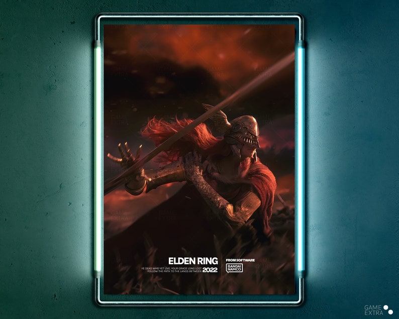 Elden Ring Poster Physical Print Game Wall Art Poster Art Print Poster ...