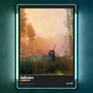 Valheim Poster [ Light & Dark Mode | Minimalist | Physical Print ...