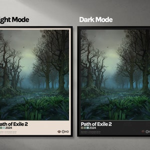 Path of Exile 2 Poster [ Light & Dark Mode | Minimalist | Physical ...