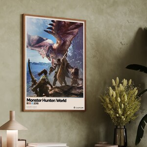 Monster Hunter: World Poster [ Light & Dark Mode | Minimalist ...