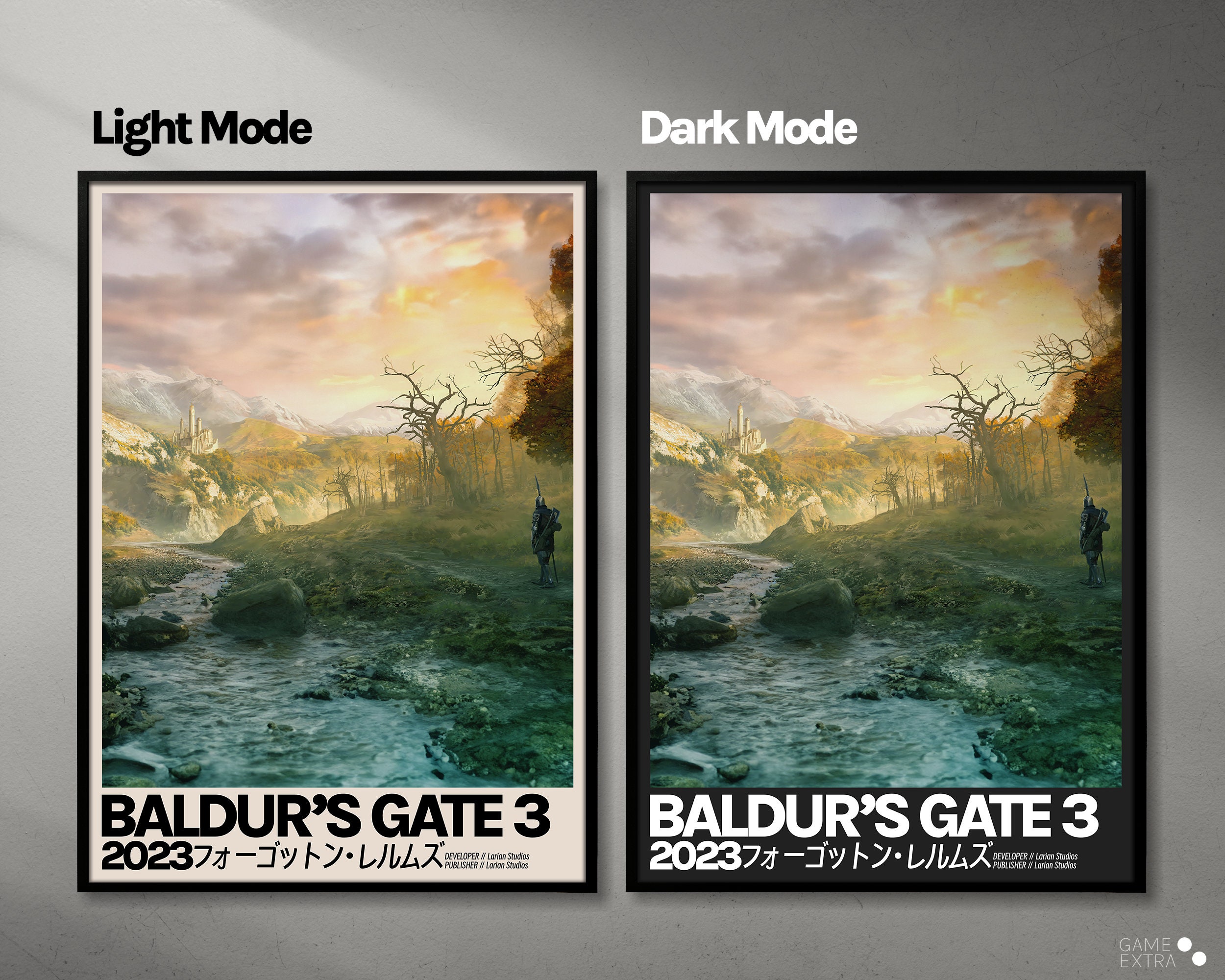 Baldur's Gate 3 Poster Physical Print Game Wall Art - Etsy