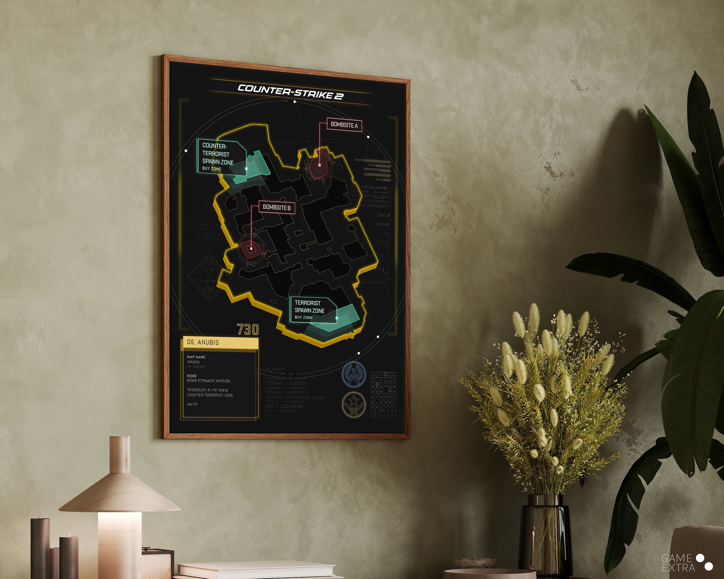 Counter-strike X Anubis Map Poster Game Wall Art Poster - Etsy