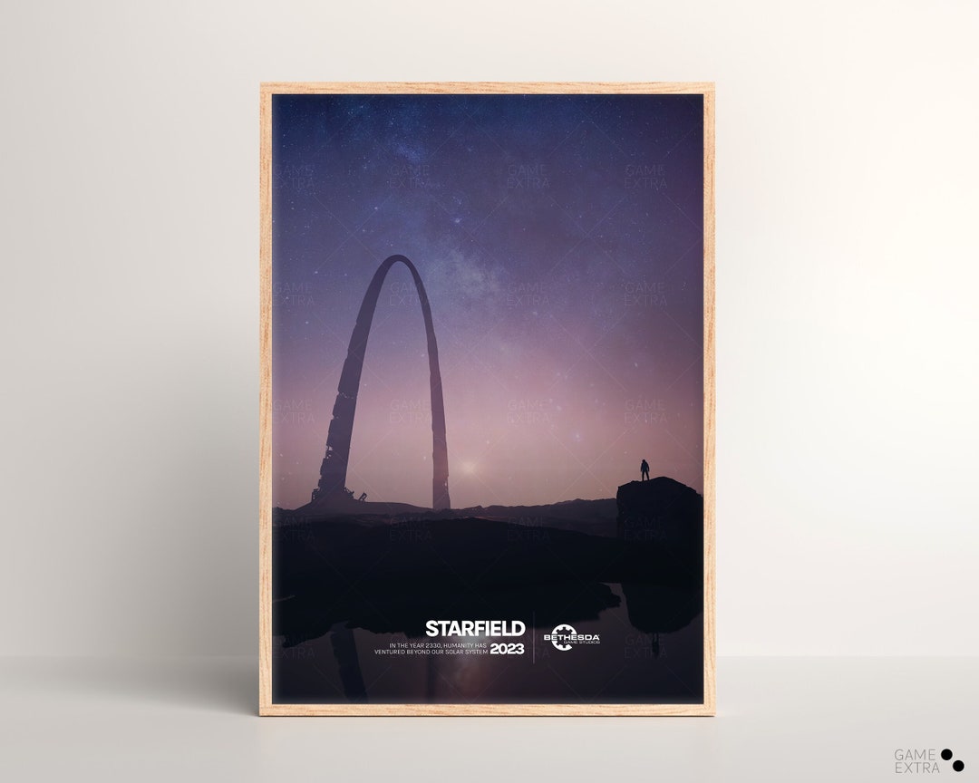 Starfield Poster Physical Print Game Wall Art Poster Art Print Gift ...