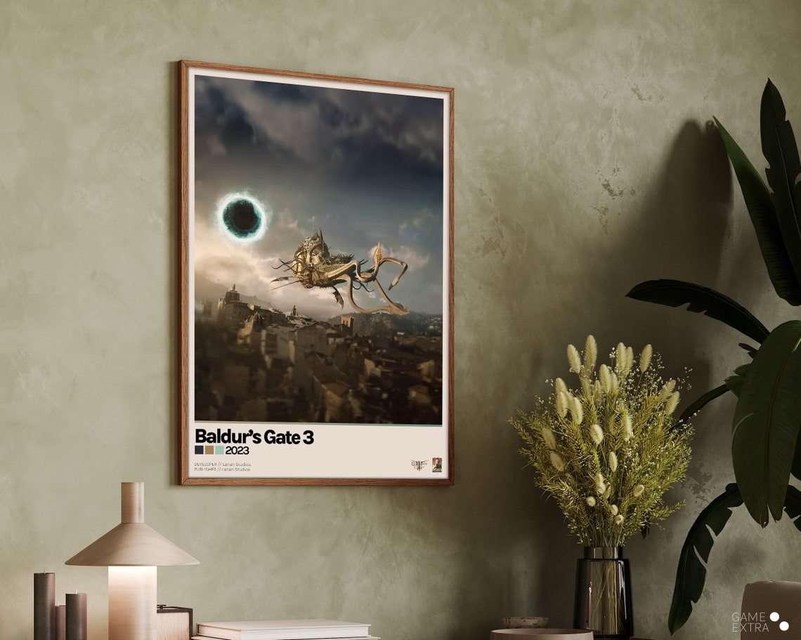Baldur's Gate 3 Poster Physical Print Game Wall Art Poster Art Print ...