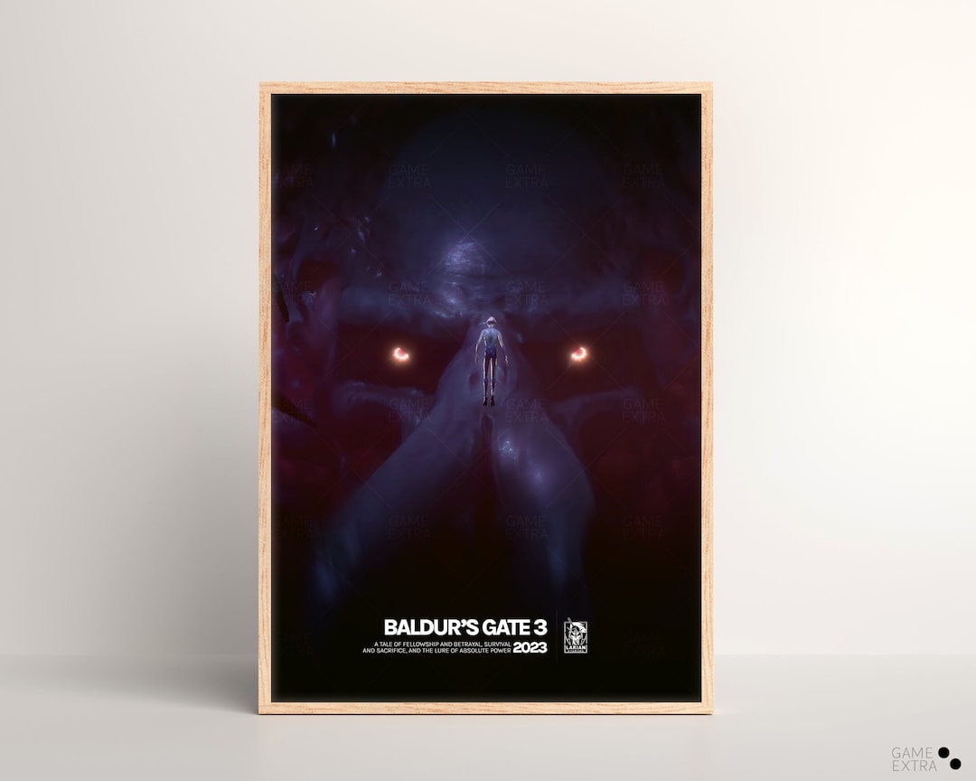 Baldur's Gate 3 Poster [ Physical Print | Game Wall Art | Poster Art ...