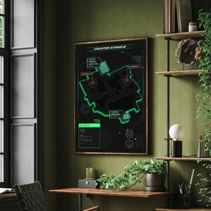 Counter-strike X Ancient Map Poster [ Game Wall Art | Poster Print ...