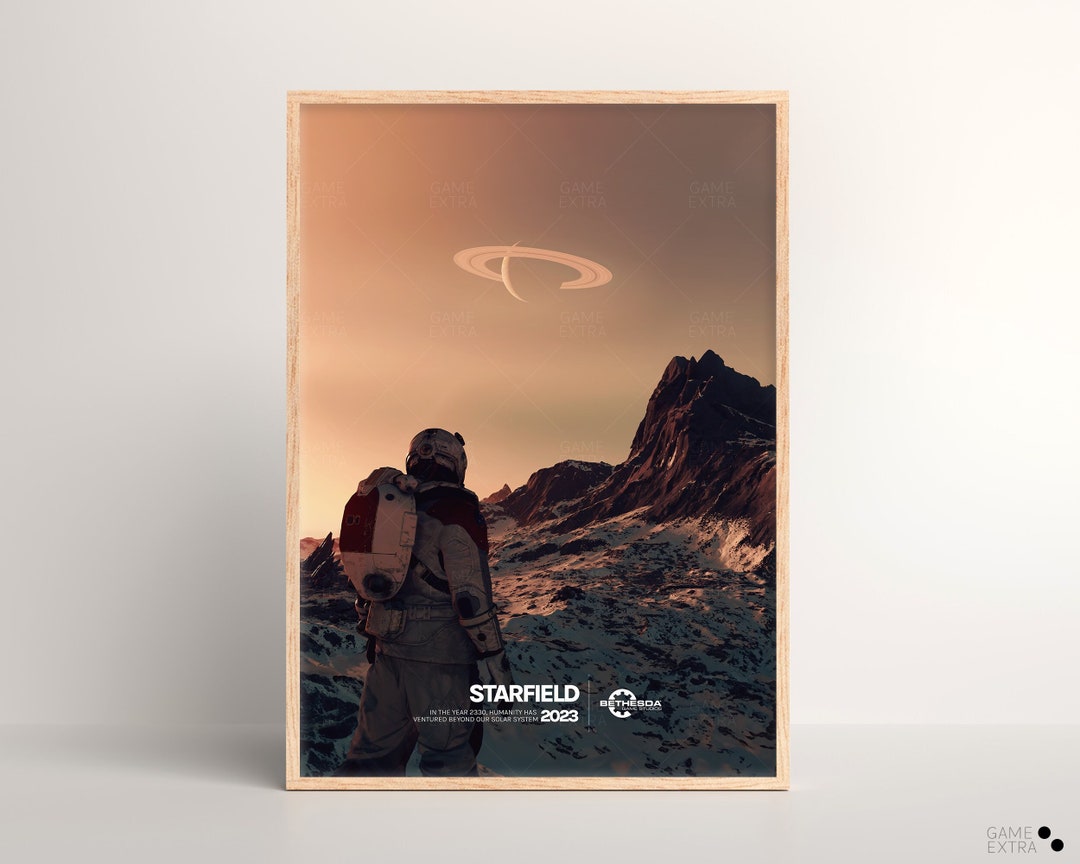 Starfield Poster [ Physical Print | Game Wall Art | Poster Art | Print ...