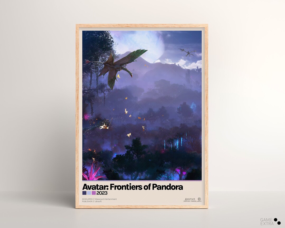 Avatar: Frontiers of Pandora Poster [ Physical Print | Game Wall Art ...