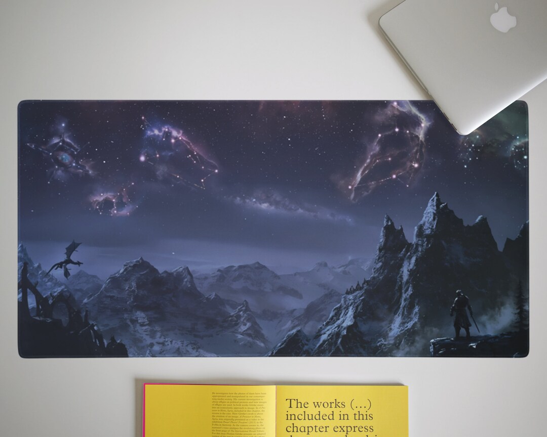 Skyrim Premium Gaming Mouse Pad Non-slip Quality Prints PC Computer ...