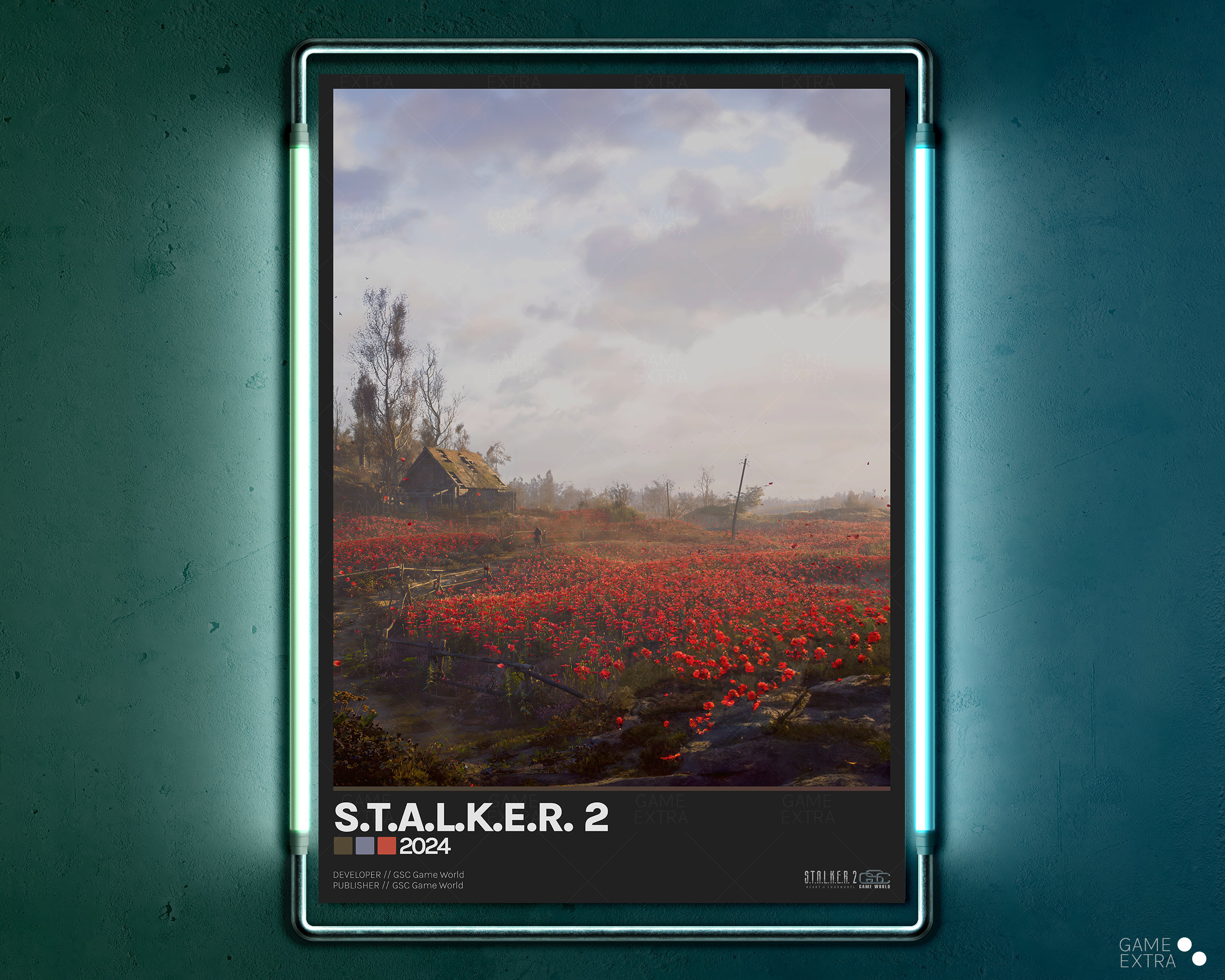 S.T.A.L.K.E.R. 2: Heart of Chornobyl Poster Physical Print Game Wall ...