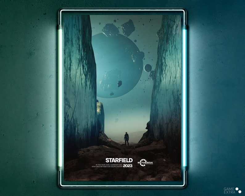 Starfield Poster Physical Print Game Wall Art Poster Art - Etsy