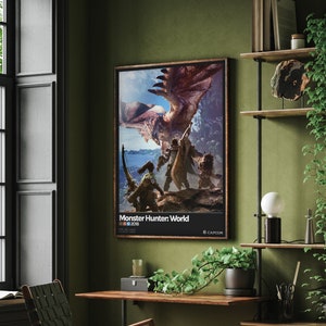 Monster Hunter: World Poster [ Light & Dark Mode | Minimalist ...
