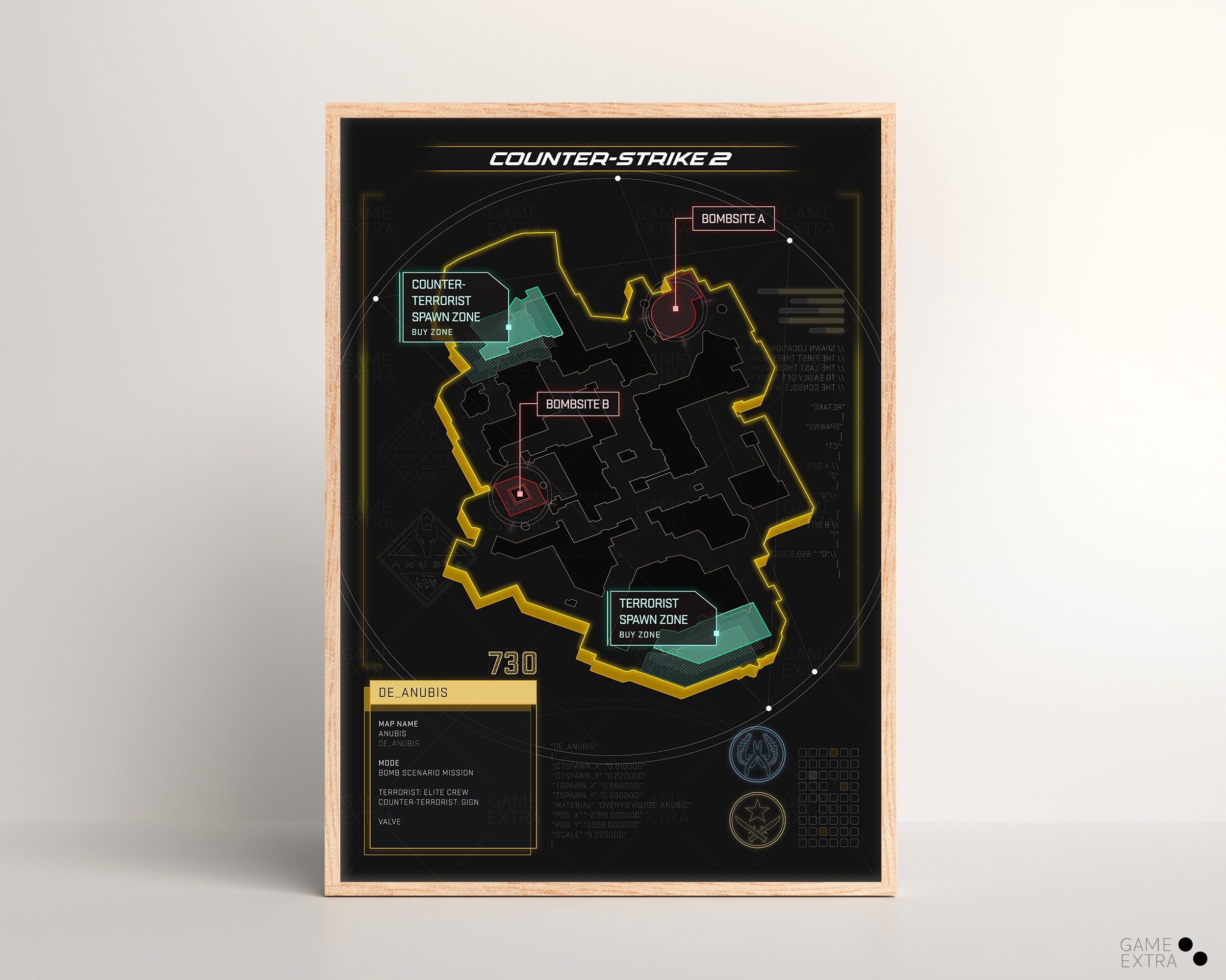Counter-strike X Anubis Map Poster Game Wall Art Poster - Etsy