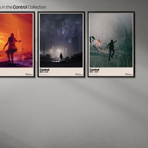 Control Poster [ Physical Print | Game Wall Art | Poster Art Print ...