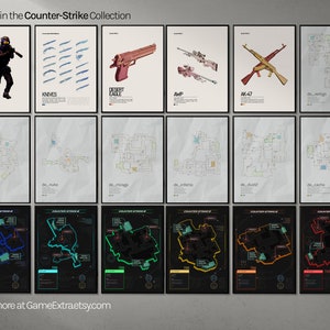 Counter-strike X Ancient Map Poster [ Game Wall Art | Poster Print ...