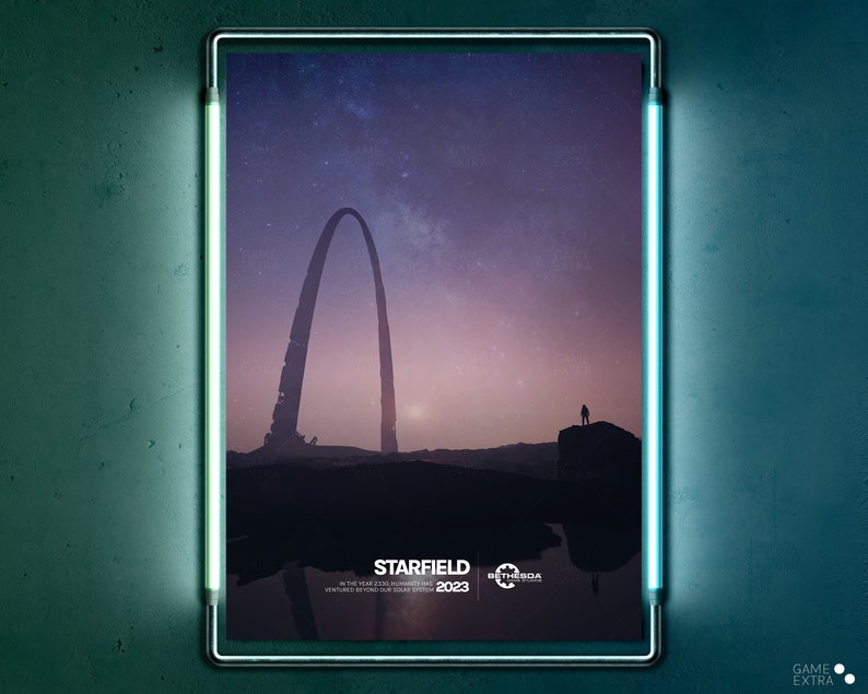 Starfield Poster Physical Print Game Wall Art Poster Art Print Gift ...