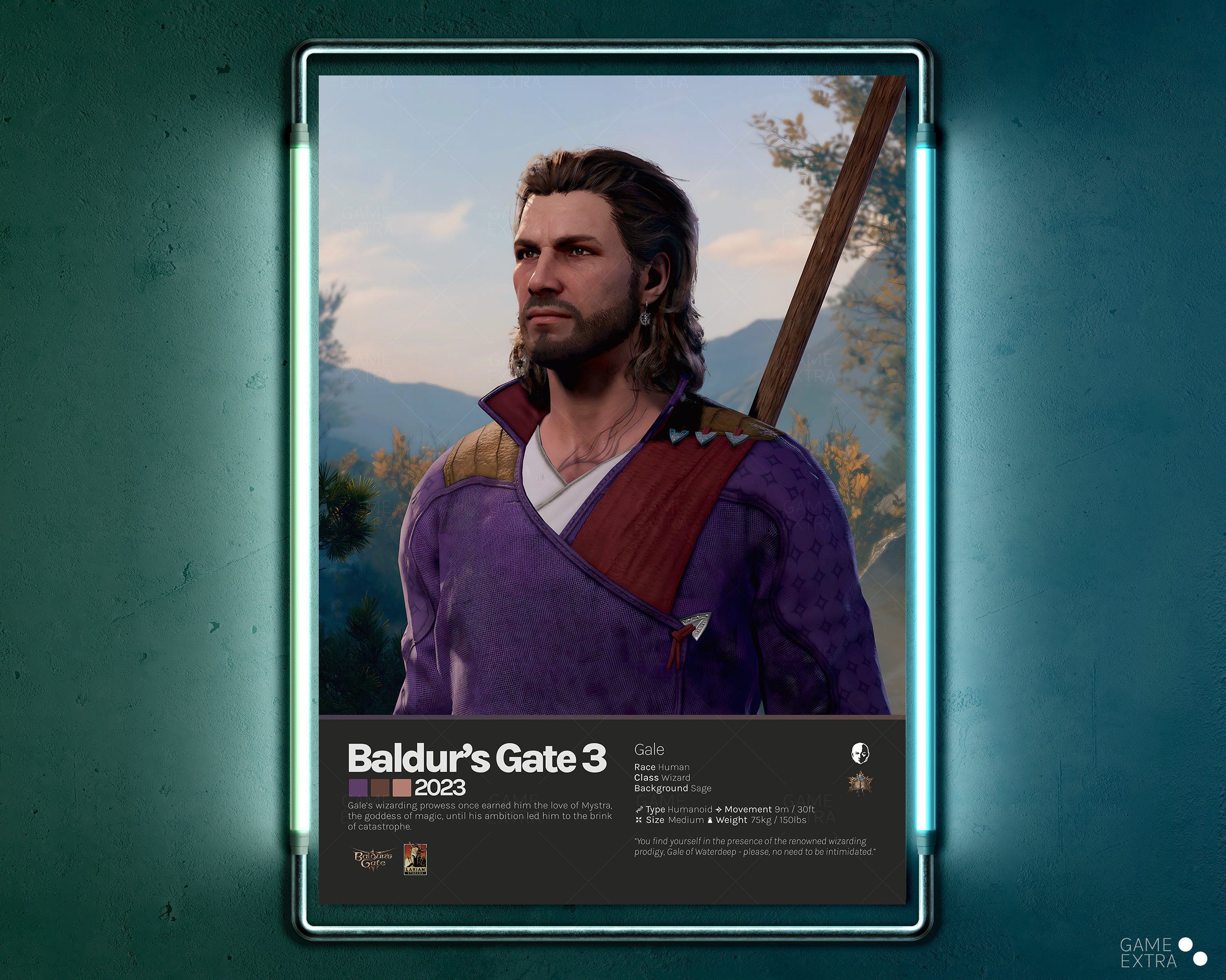 Baldur's Gate 3 Gale Poster Physical Print Game Wall Art Poster Art ...