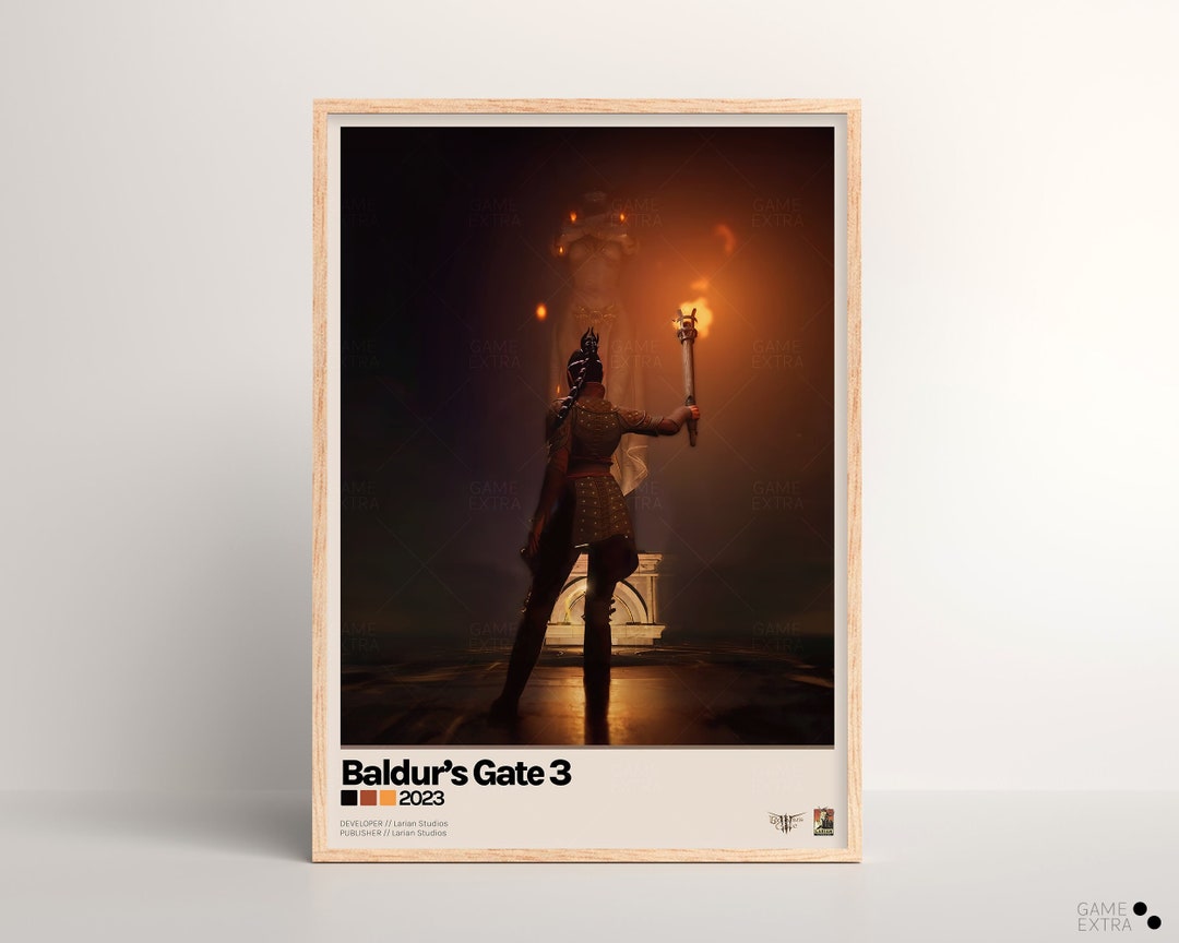 Baldur's Gate 3 Poster [ Physical Print | Game Wall Art | Poster Art ...