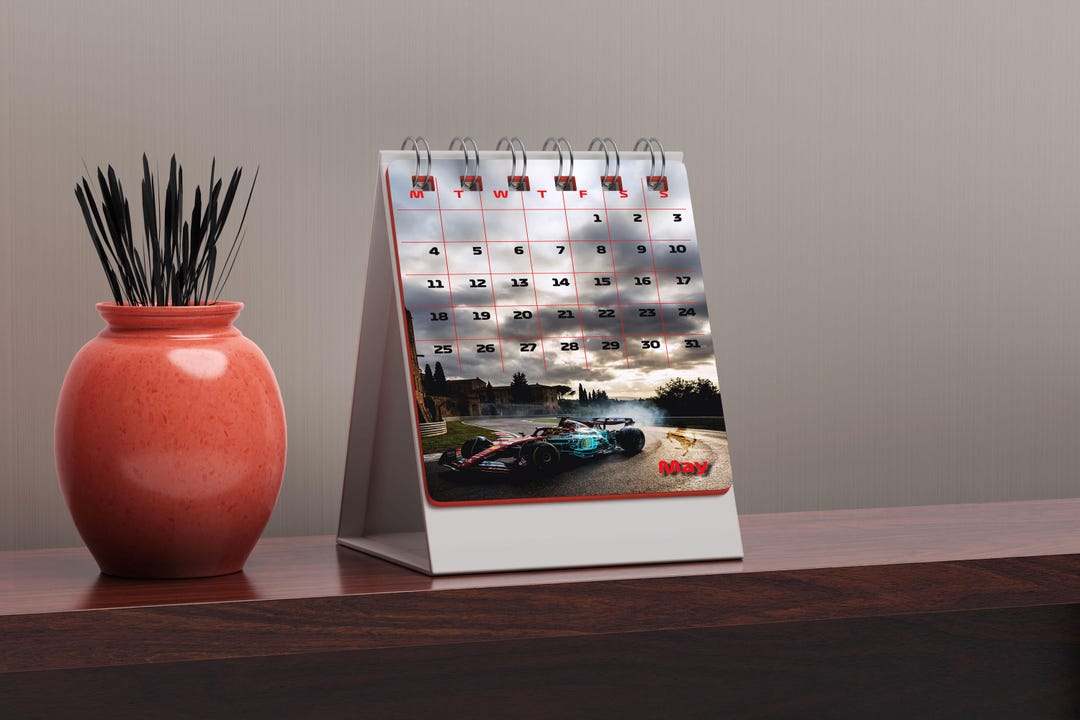 2026 F1 Next Generation Desk Calendar: Active Aero & 11 Teams - Etsy