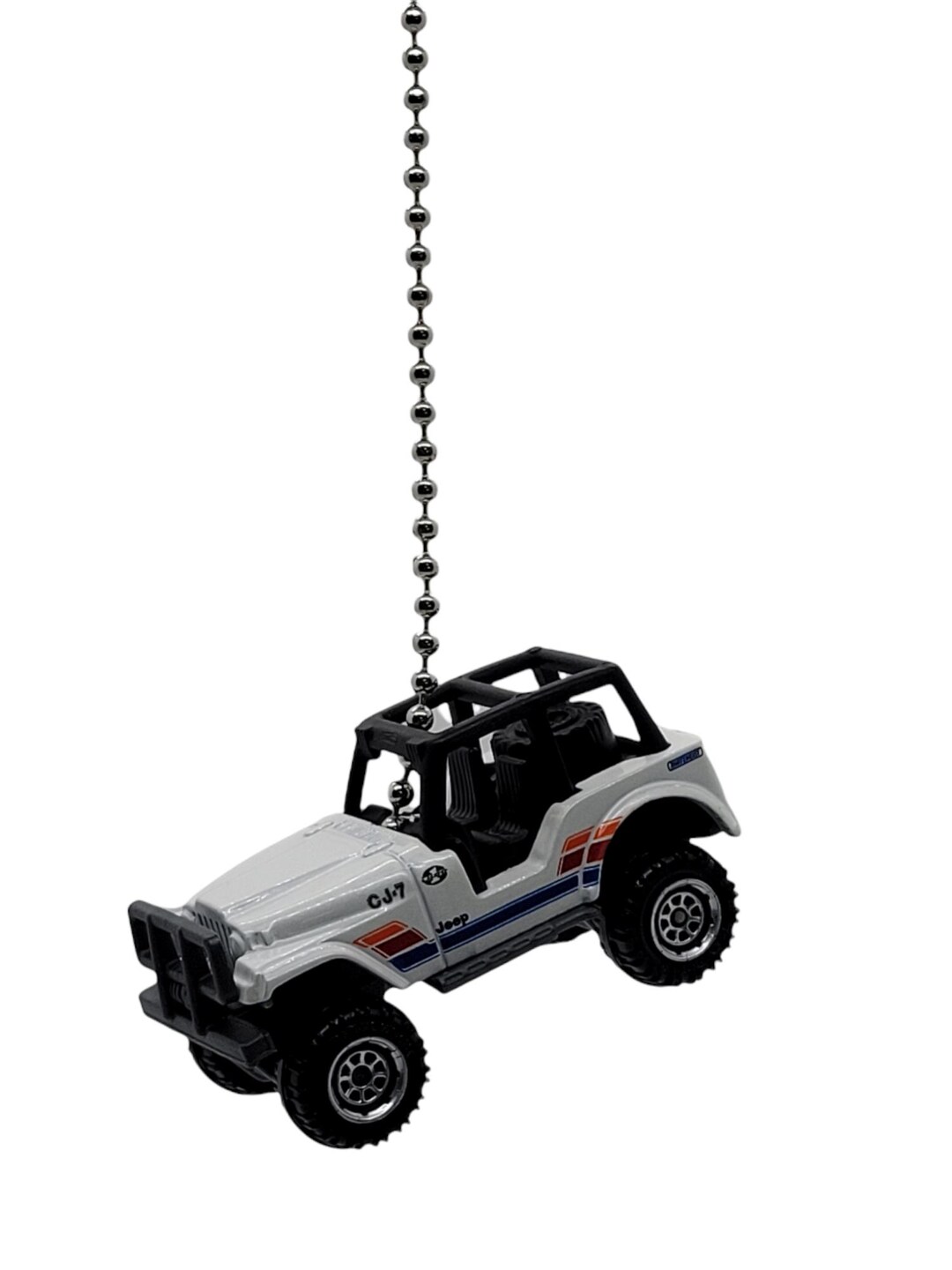 Jeep CJ7 White Black Ceiling Fan Light Chain Pull Ornament 064 - Etsy
