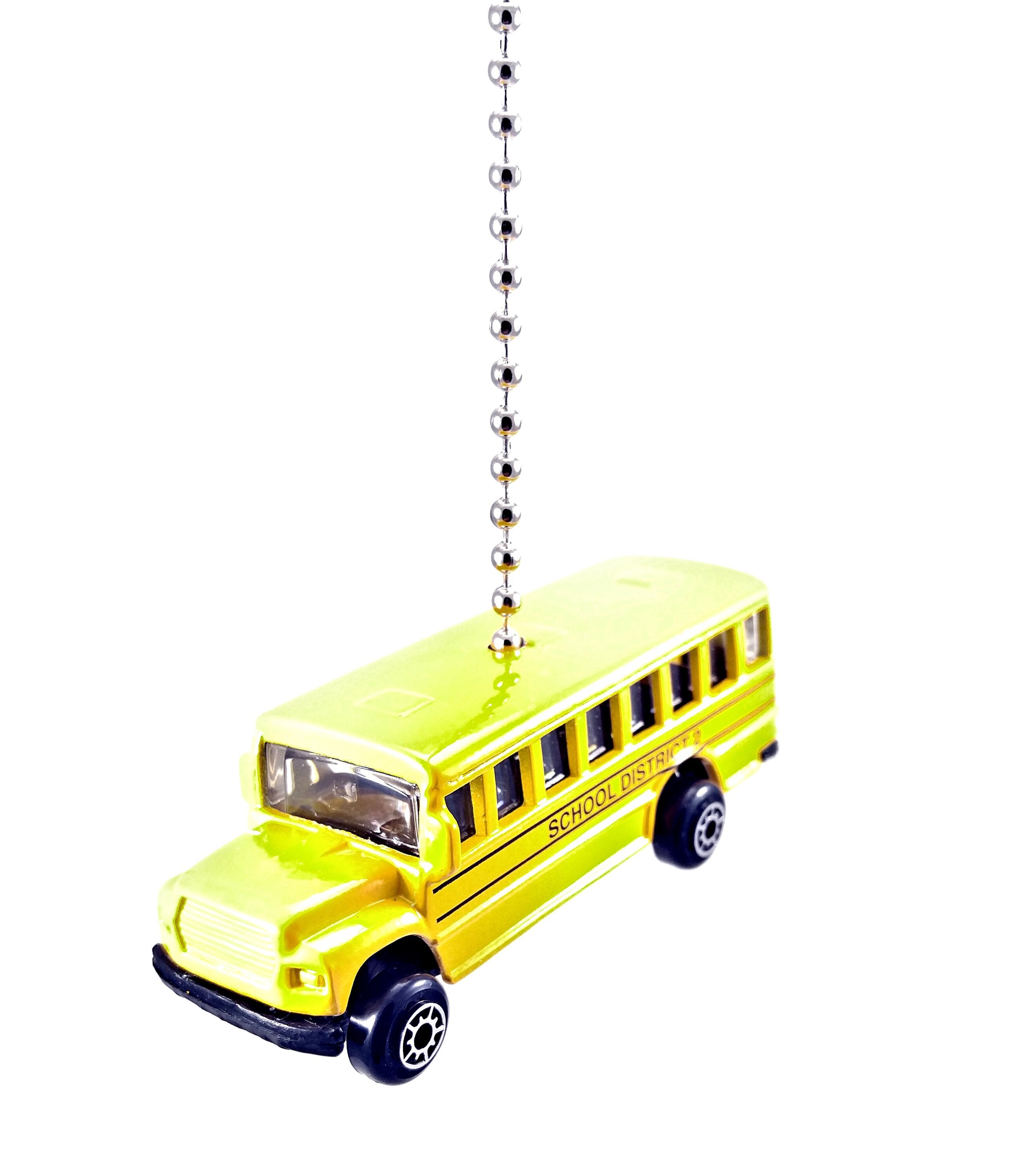 School Bus Yellow Ceiling Fan Light Chain Pull Ornament 322 - Etsy