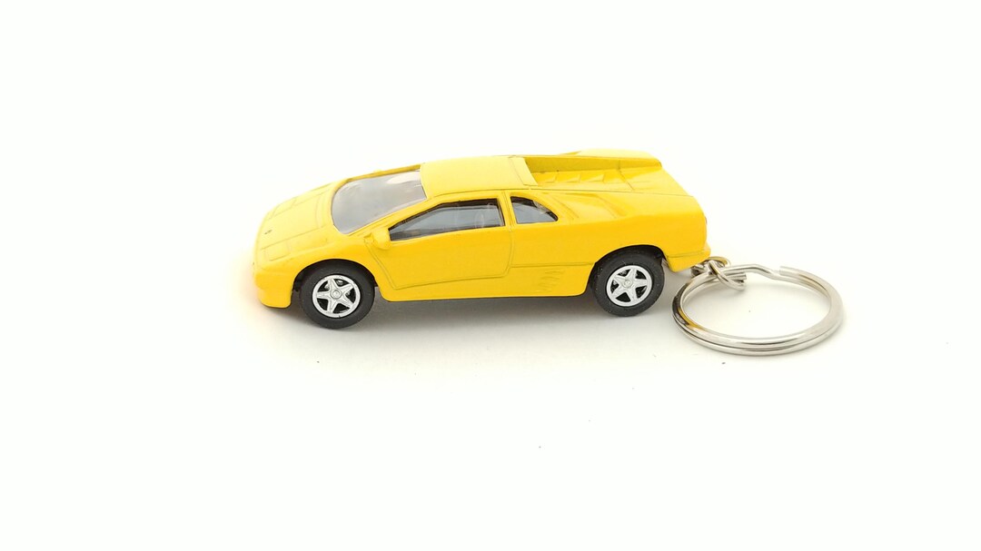 Lamborghini Diablo Yellow Key Chain 139 - Etsy