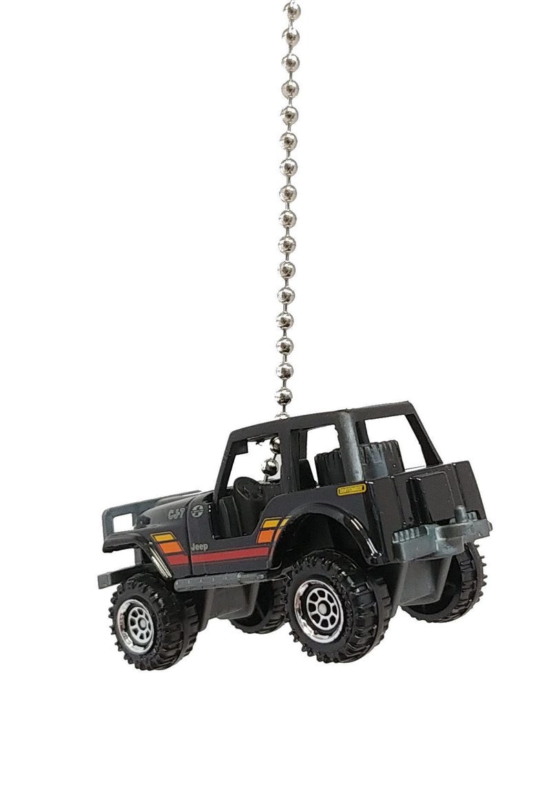 Jeep CJ7 Black Ceiling Fan Light Chain Pull Ornament 700 - Etsy