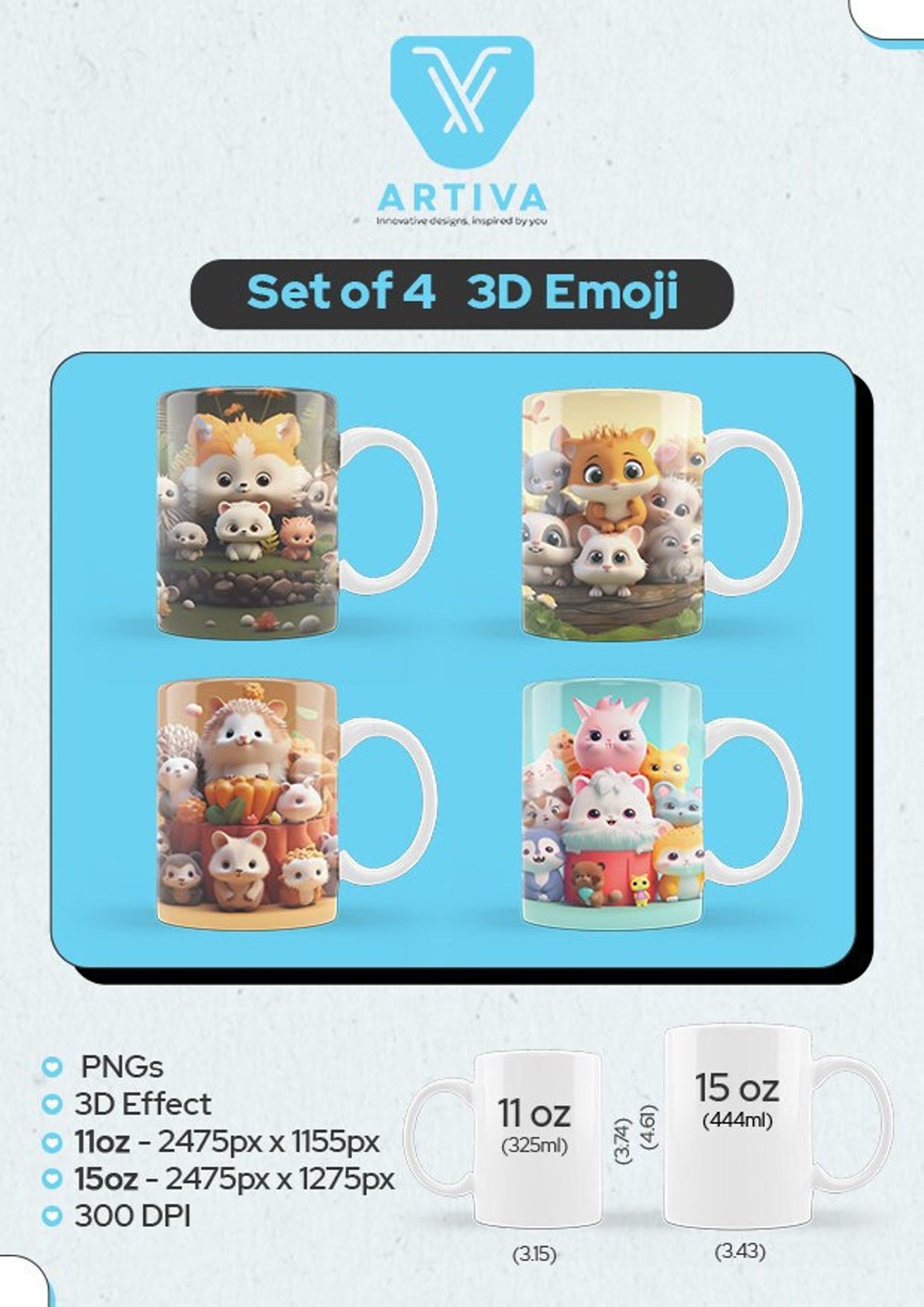 Whimsy Critters Spark: 3D Illustration of Cute Animal Characters ...