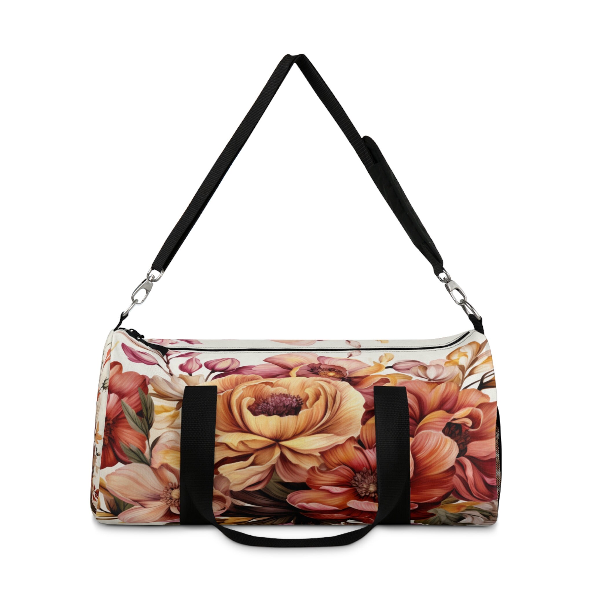 The Perfect Duffel Bag With a Vintage Floral Design for Travel, Gym ...