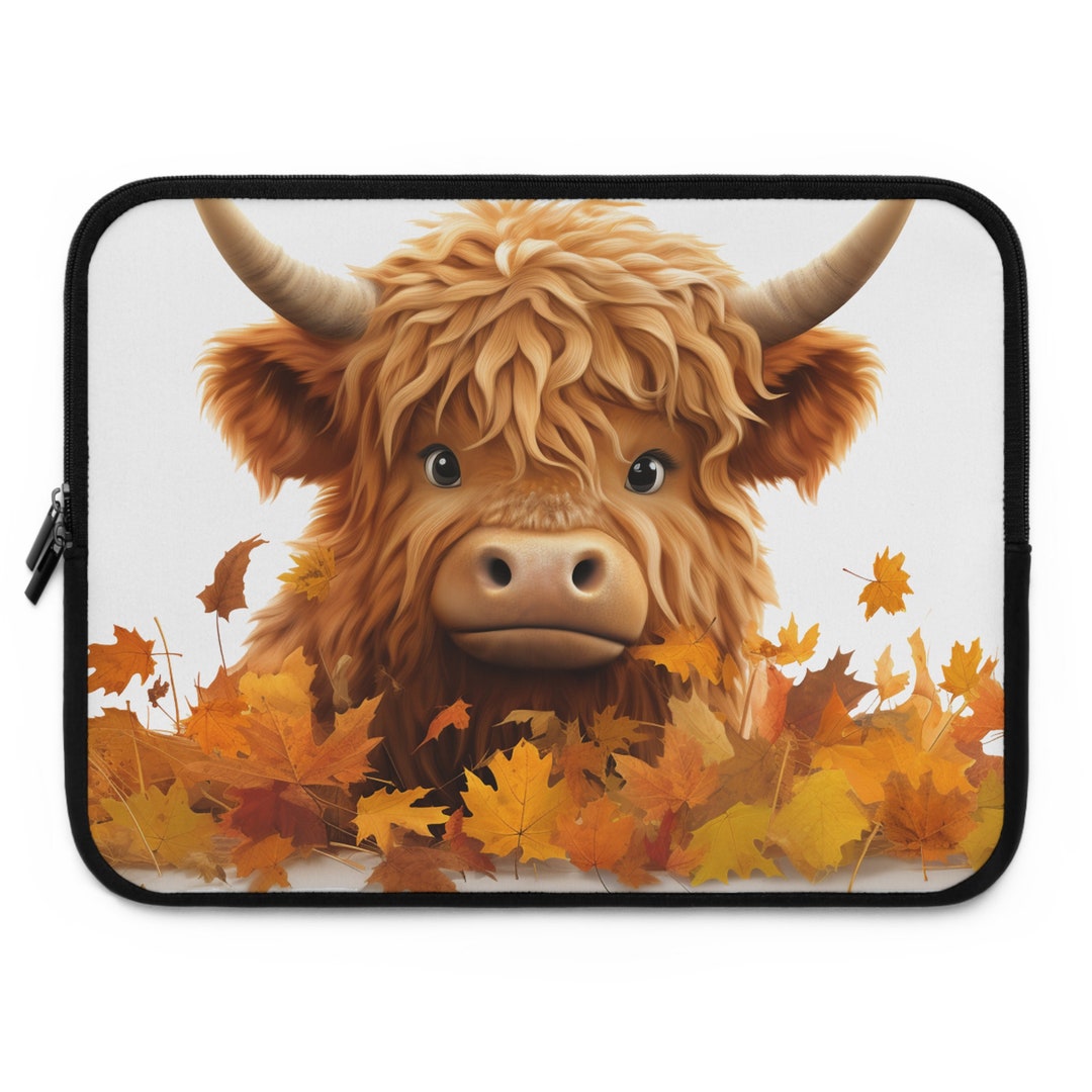 Laptop Sleeve Highland Cow Tablet Case Kindle Sleeve iPad - Etsy