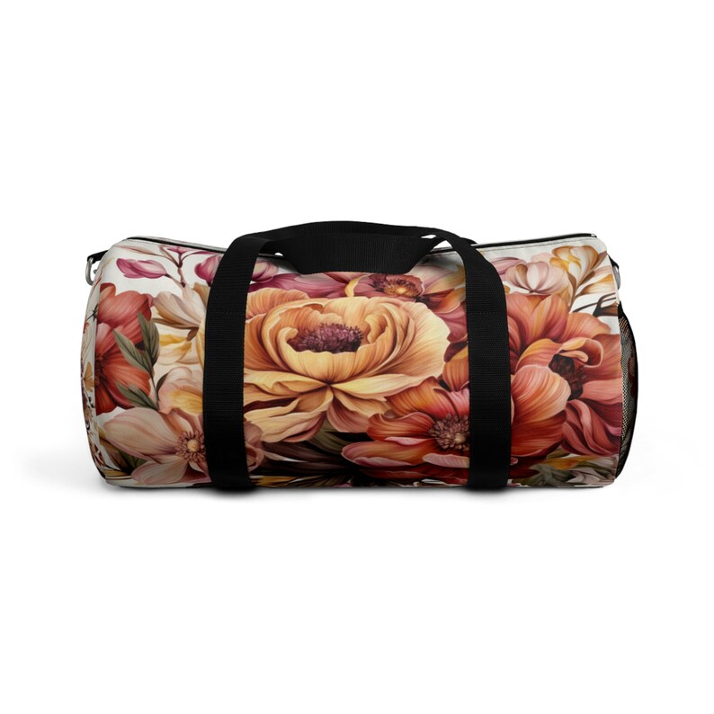 The Perfect Duffel Bag With a Vintage Floral Design for Travel, Gym ...