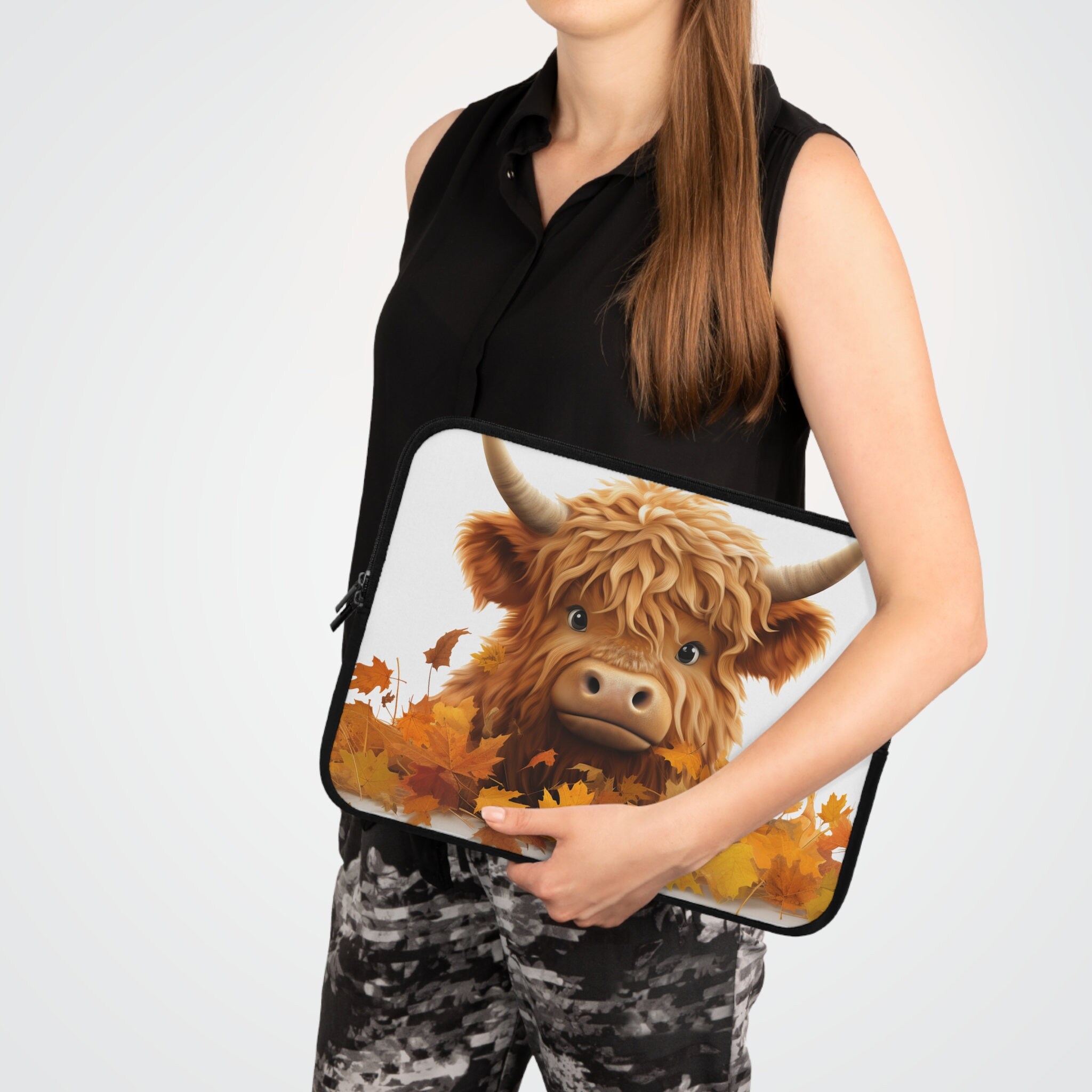 Laptop Sleeve Highland Cow Tablet Case Kindle Sleeve iPad - Etsy