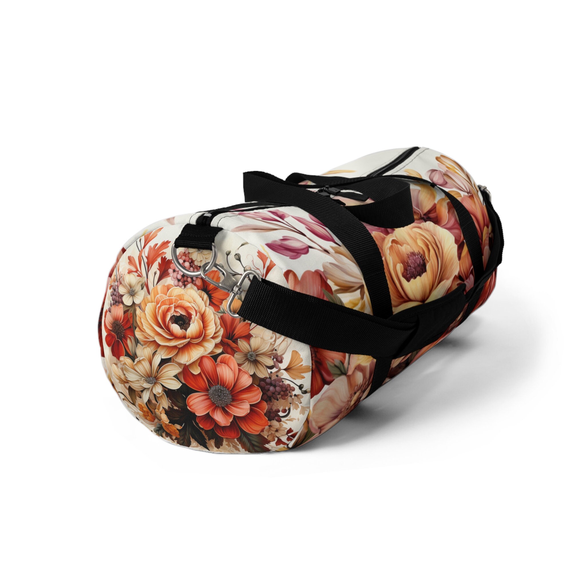 The Perfect Duffel Bag With a Vintage Floral Design for Travel, Gym ...