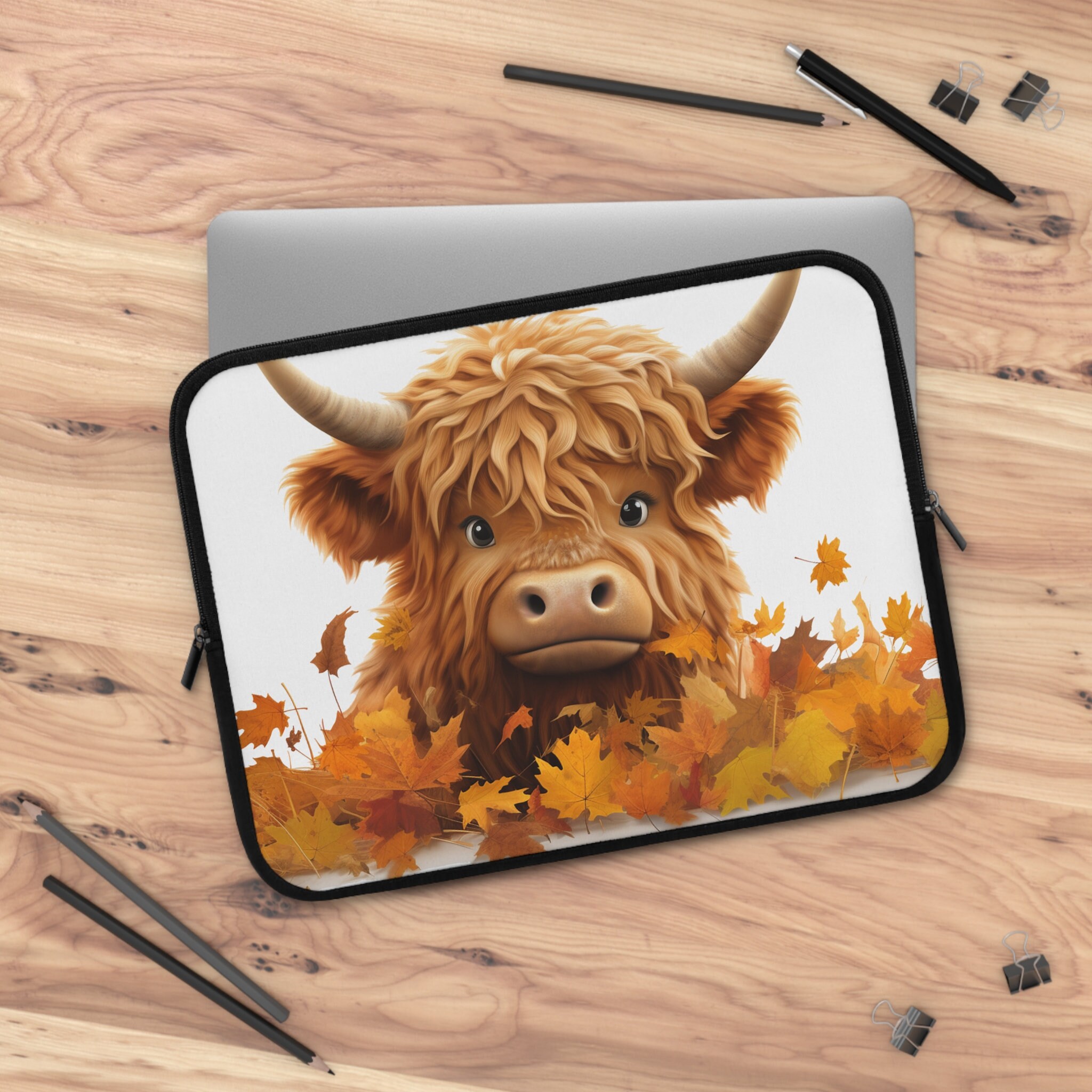 Laptop Sleeve Highland Cow Tablet Case Kindle Sleeve iPad - Etsy