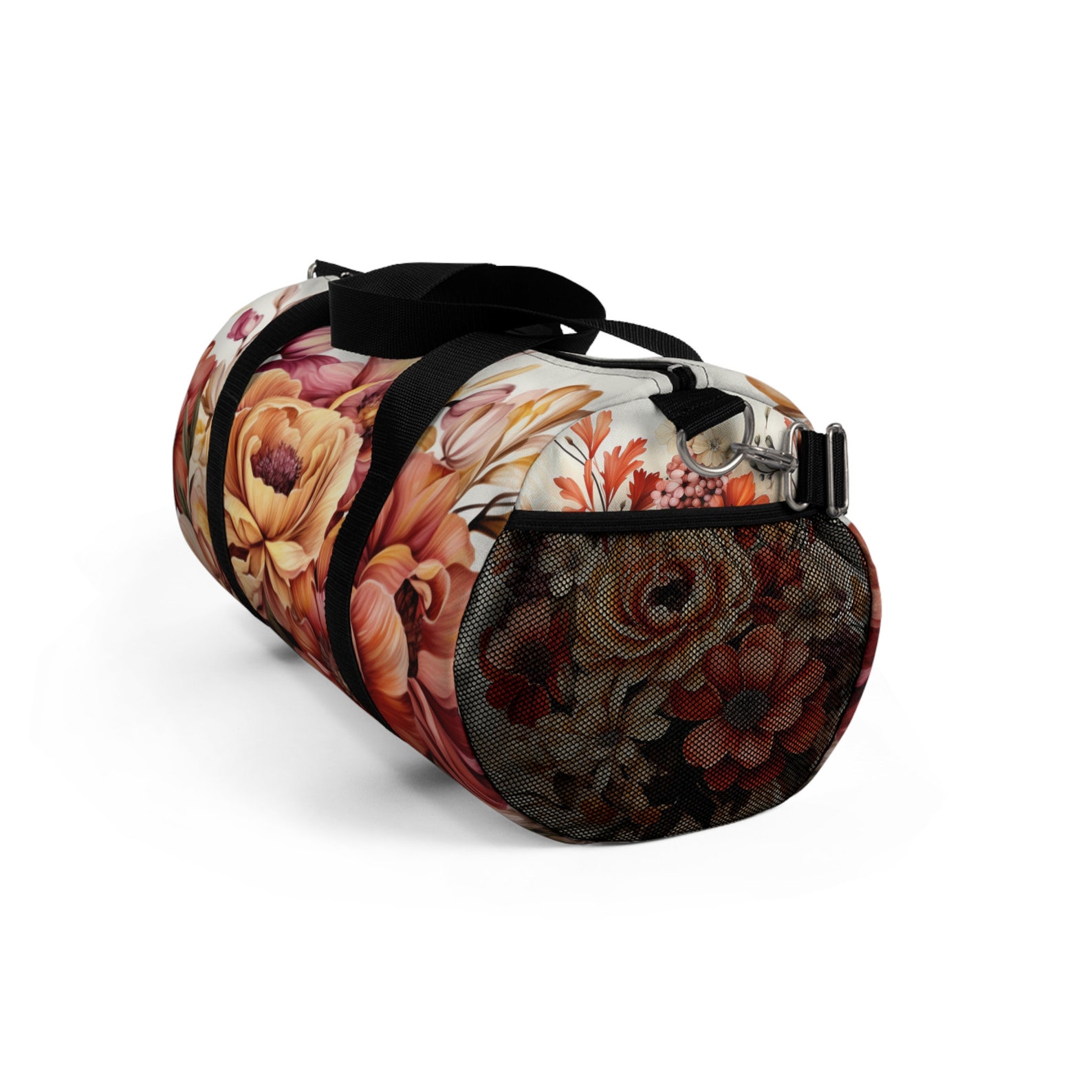 The Perfect Duffel Bag With a Vintage Floral Design for Travel, Gym ...