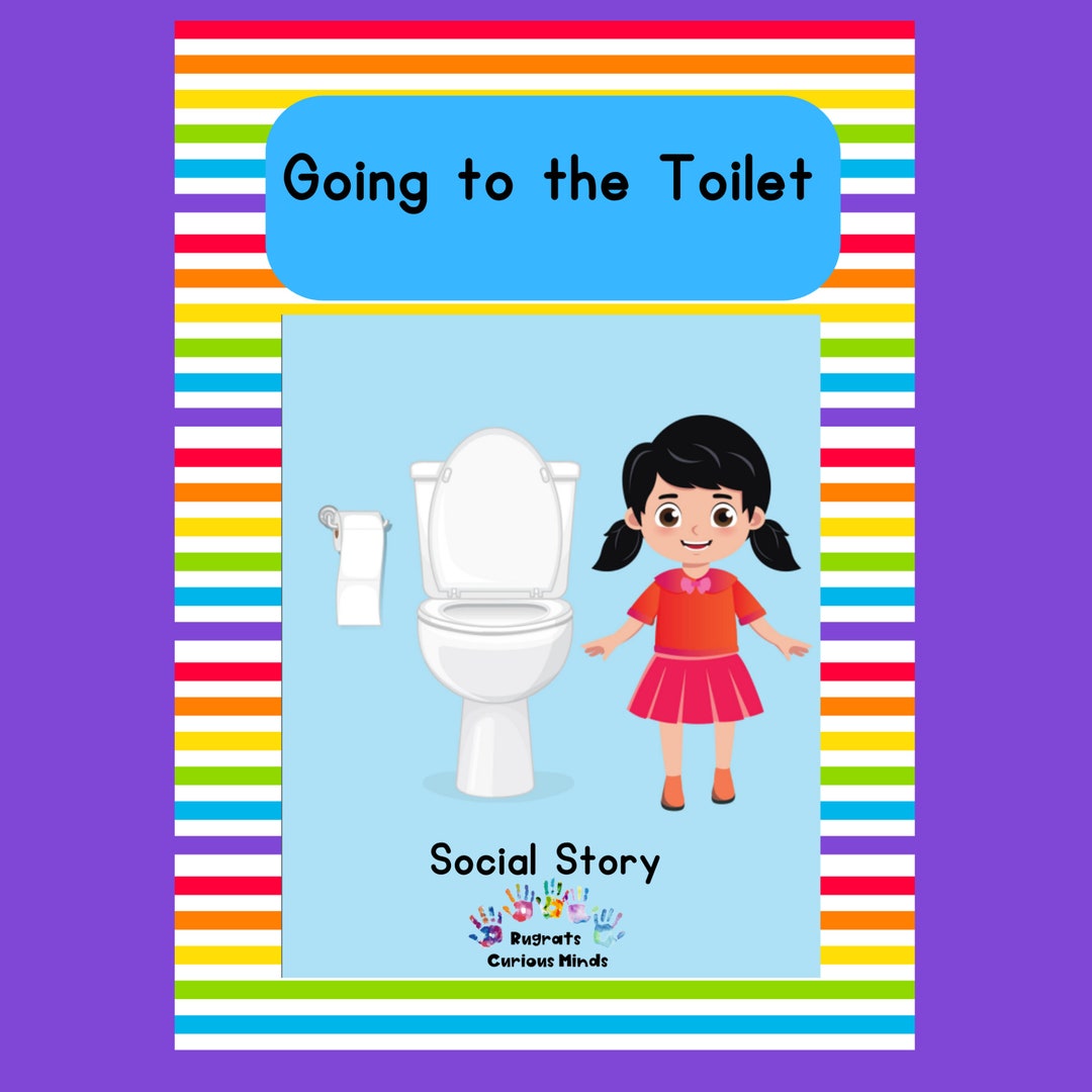 Going to the Toilet Social Story for Girls Visual Checklist - Etsy