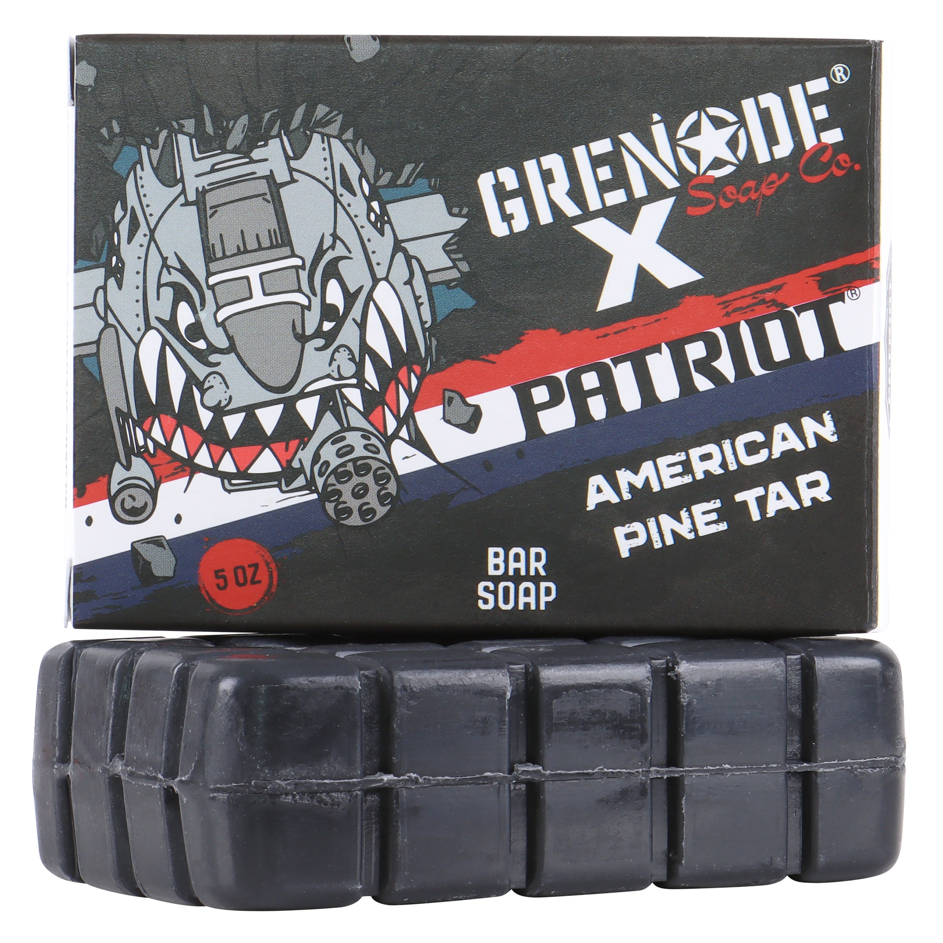 GRENADE® Soap Co. X PATRIOT® Pine Tar Men's Bar Soap, Gift for Men, Men ...