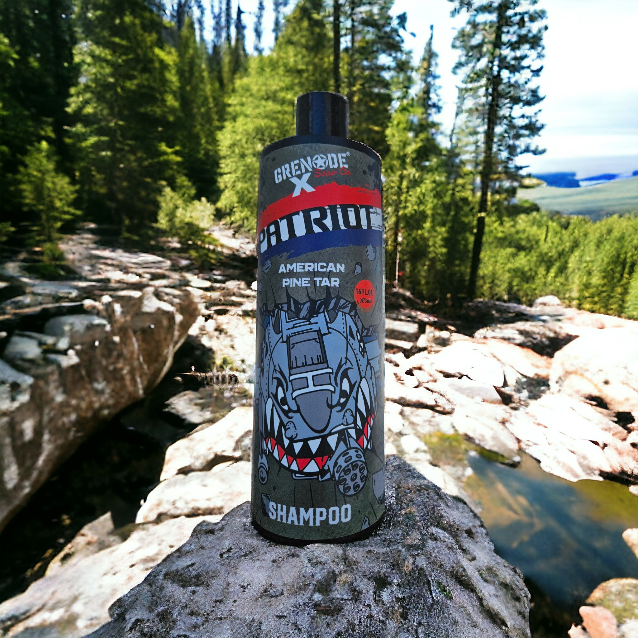 PATRIOT® Pine Tar Hair Care: Shampoo + Conditioner Duo - Etsy