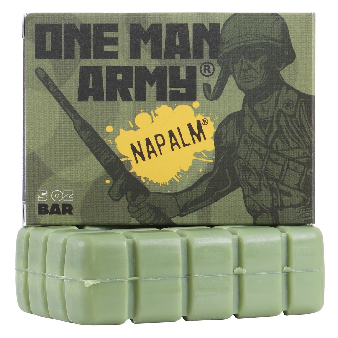 ONE MAN ARMY - Napalm® Men's Bar Soap, Gift for Men, Men's Grooming ...