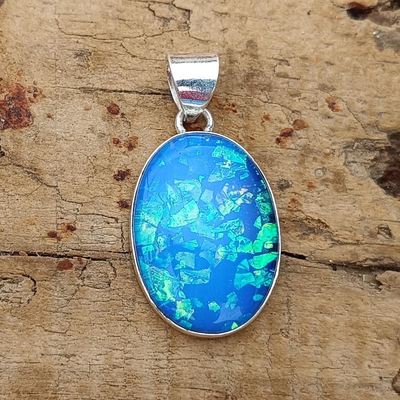 Opal Australian Pendent - Etsy