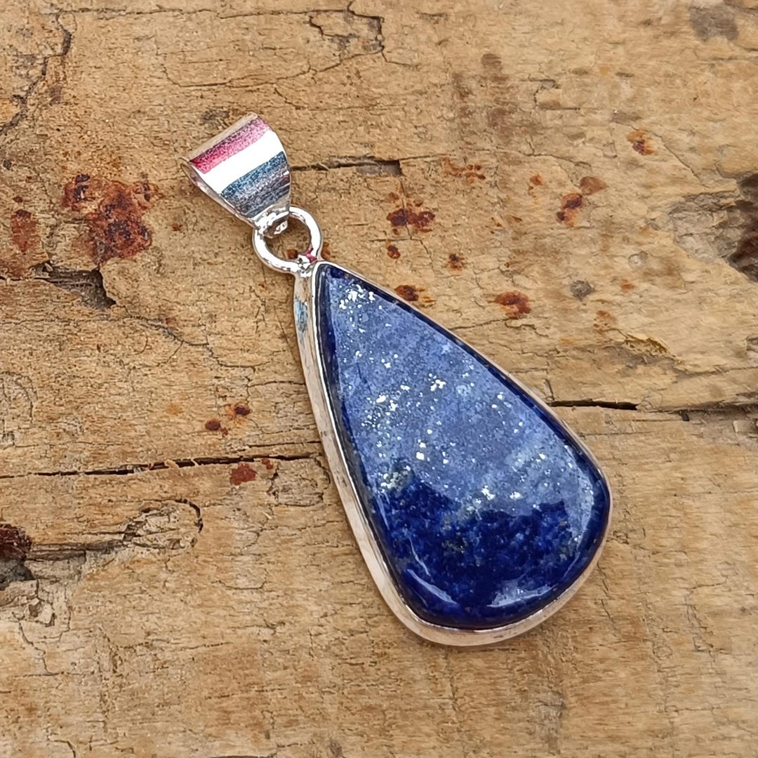 Beautiful Lapis Lazuli Pendant, Lapis Pendant, 925 Sterling Silver ...